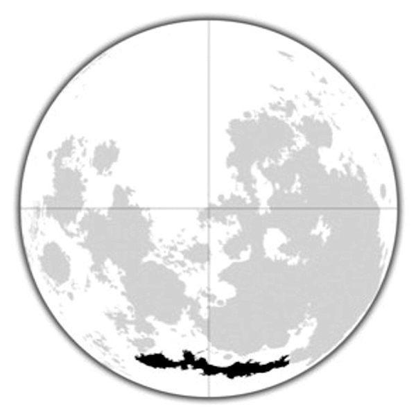 Moon Map for Southern Hemisphere | Resources – Moon: NASA Science